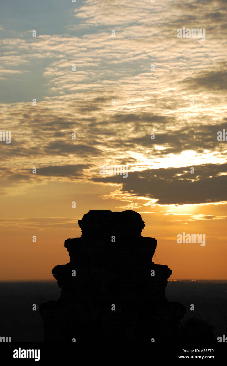 Phnom Bakheng temple at sunset Angkor Wat Cambodia Stock Photo - Alamy