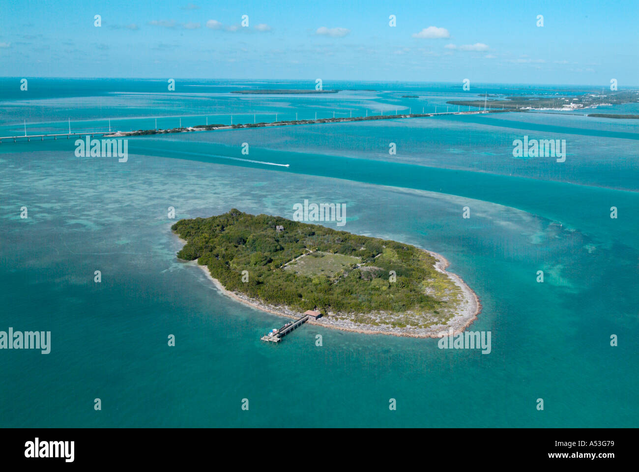 Indian Key State Historic Site Florida Keys tropical island park Stock ...