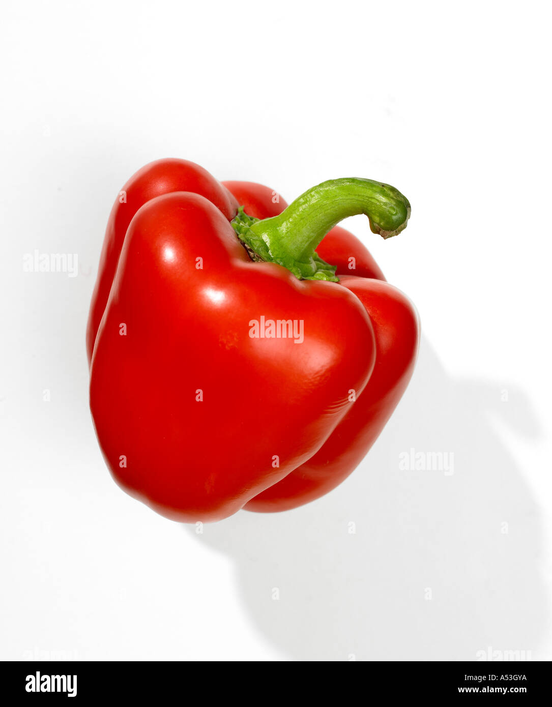 One Red Bell Pepper Stock Photo - Alamy