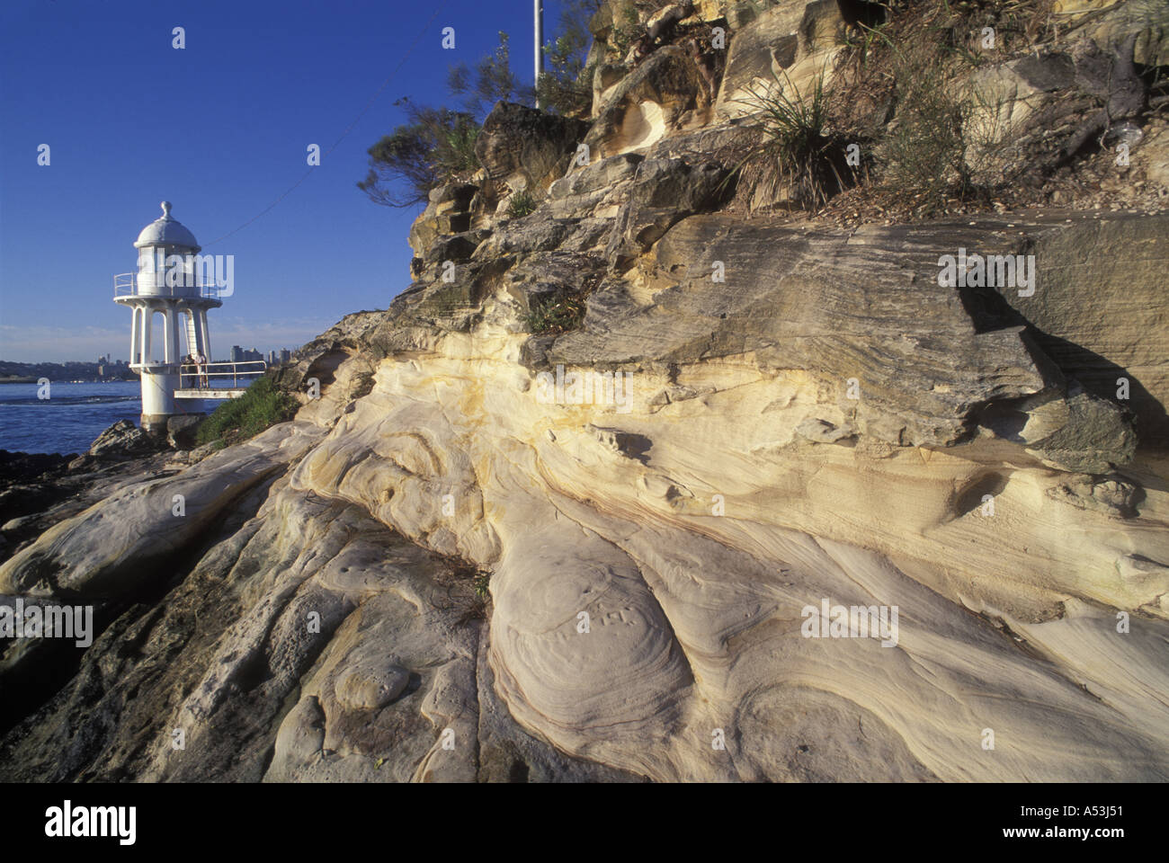 Australia NSW Robertson Point Lighthouse on the Sydney Harbour s north ...