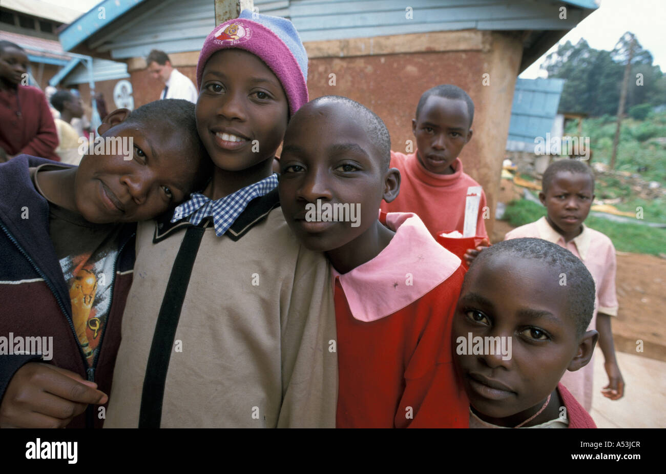 Painet ha0907 6208 boys kenya aids orphans kibagare good news centre ...