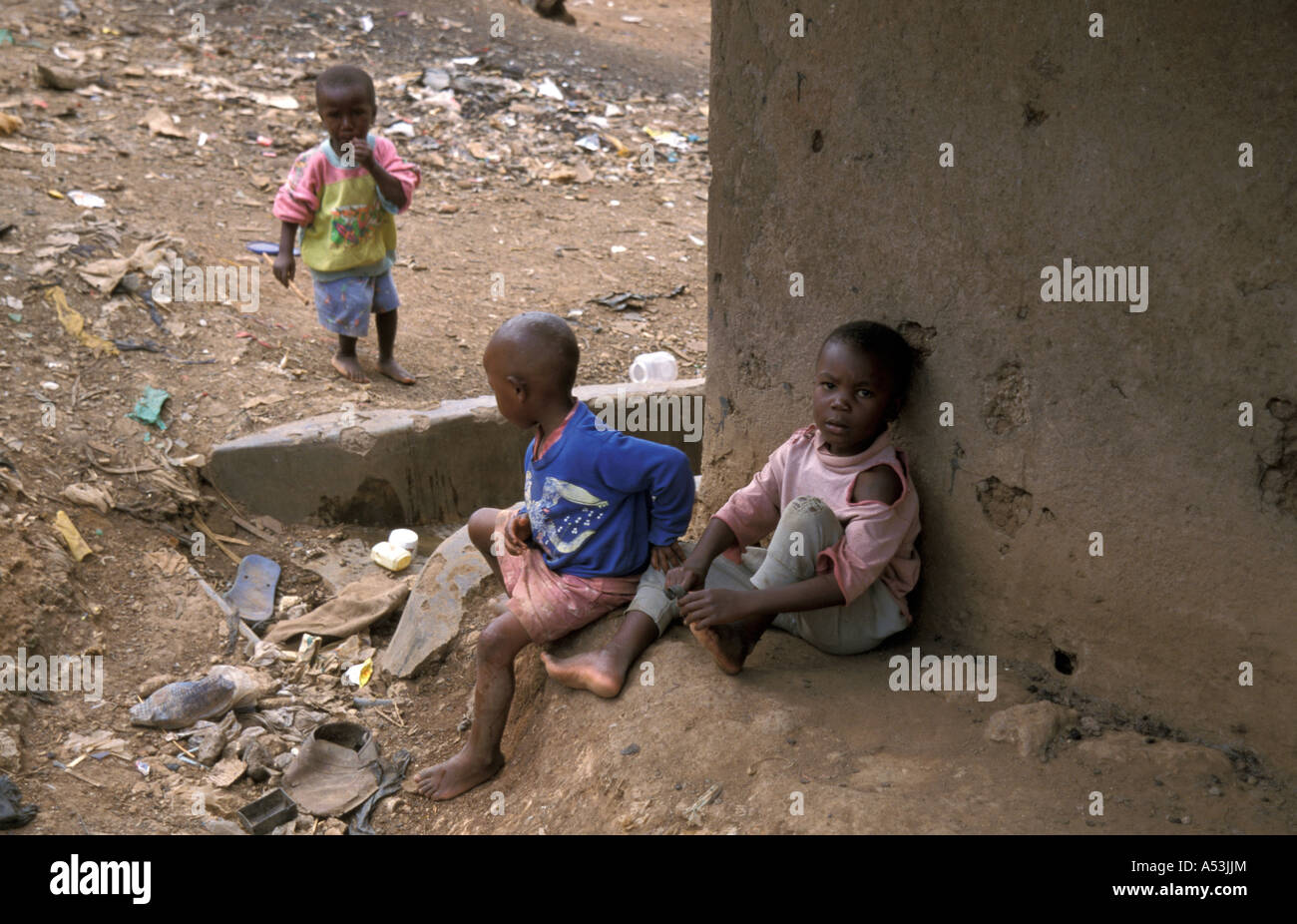 Painet ha0938 6265 kenya children kibera slum nairobi country ...