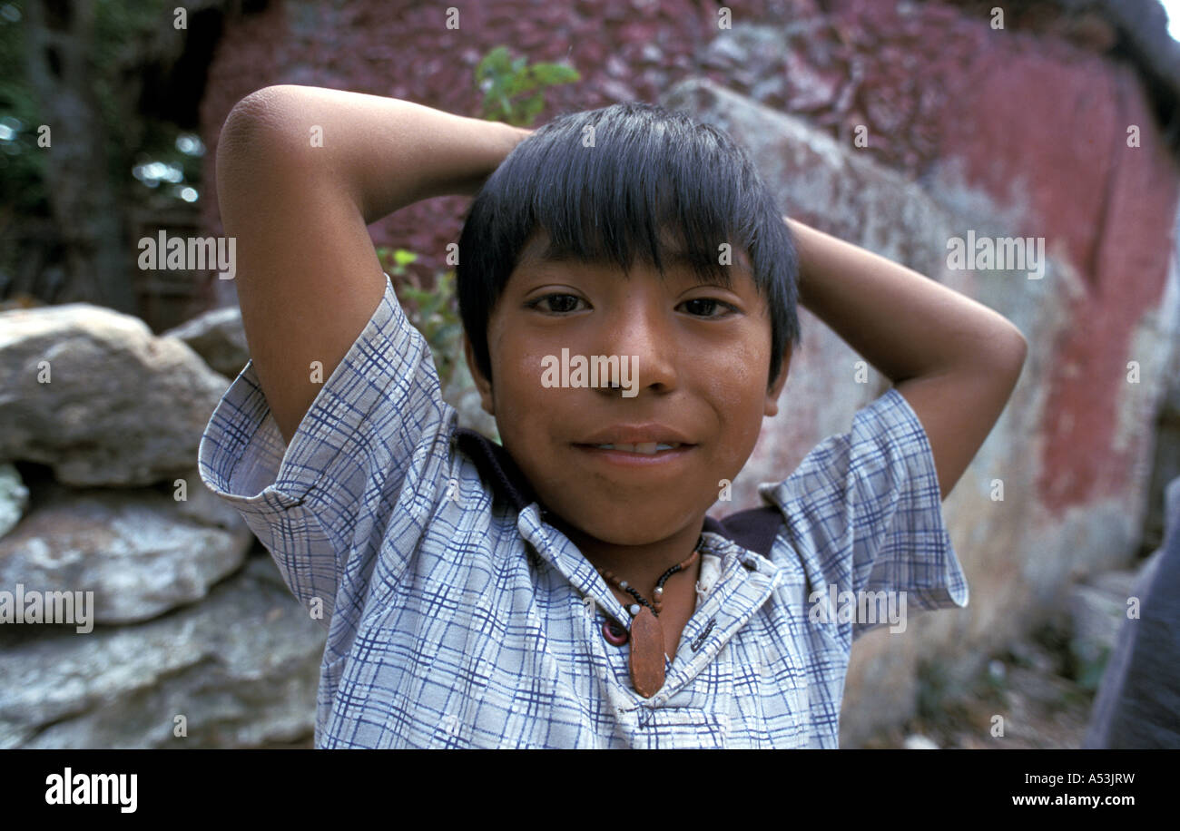 Painet ha1120 7422 mexico hispanic mayan boy yucatan country developing ...