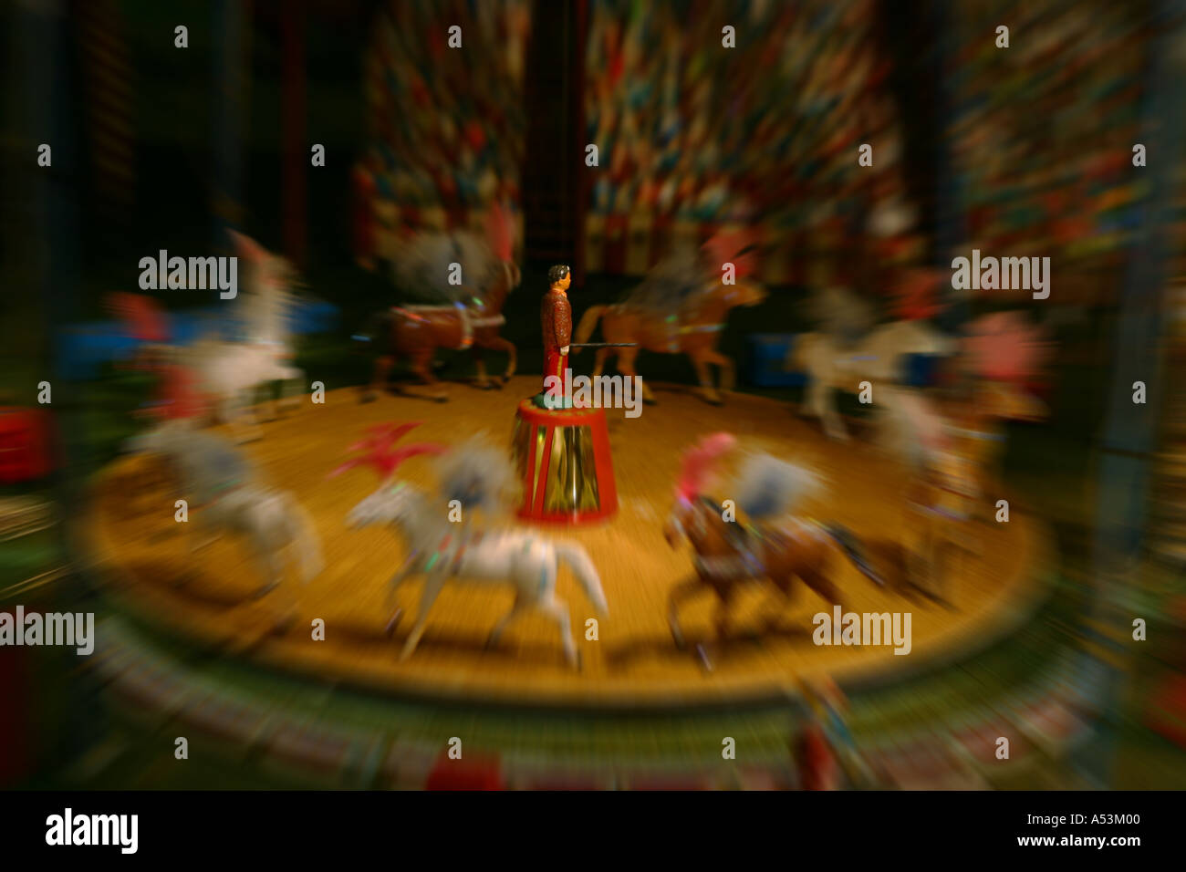 Traditional circus carousel Ringling Museum Stock Photo - Alamy