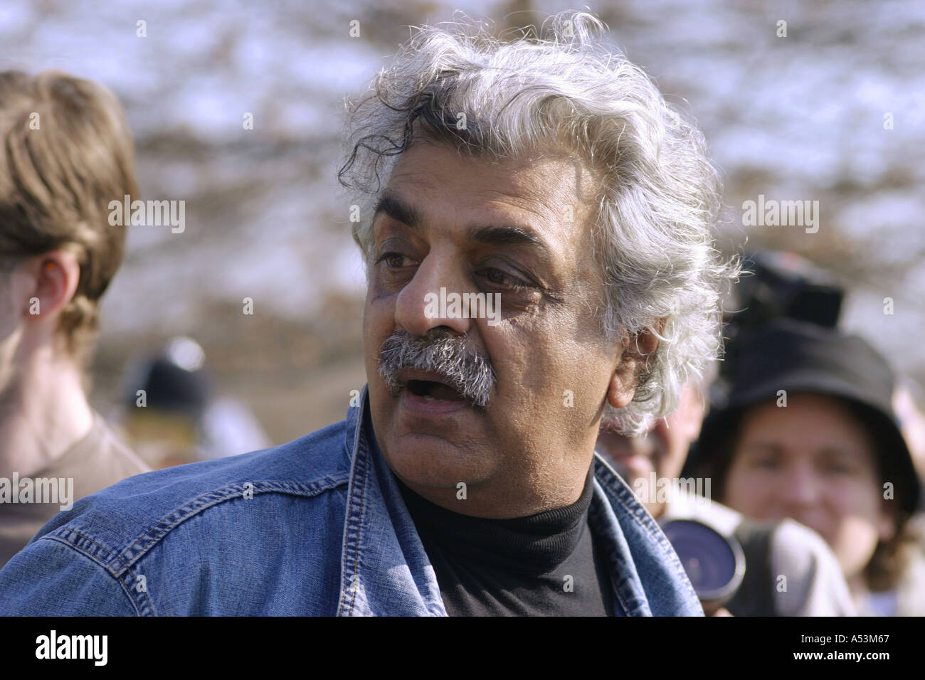 Tariq Ali Iraq War Protest London High Resolution Stock Photography and ...