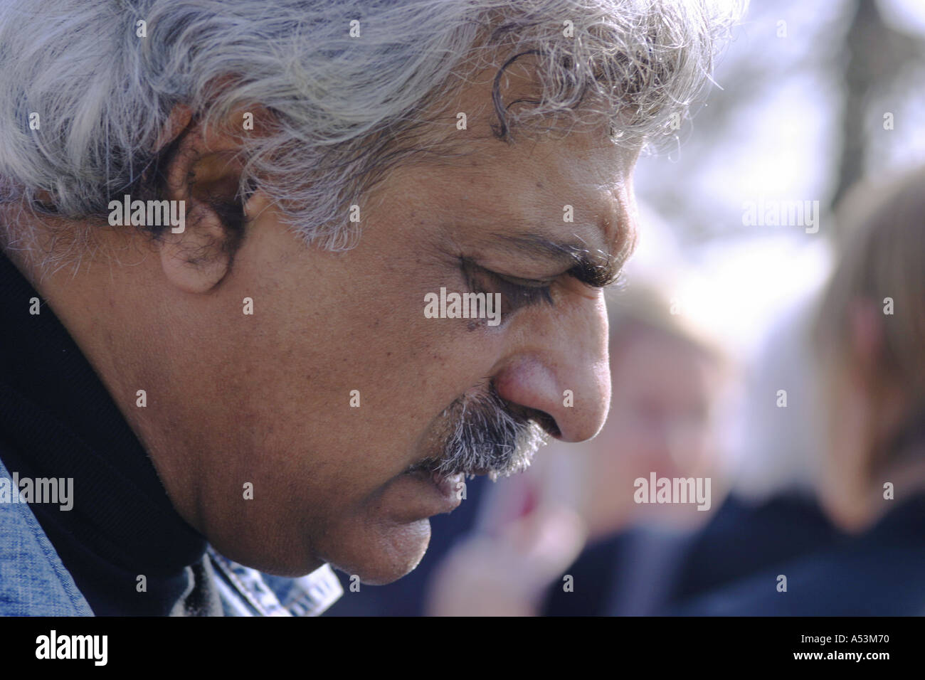 Anti war protest London, Tariq Ali Stock Photo - Alamy
