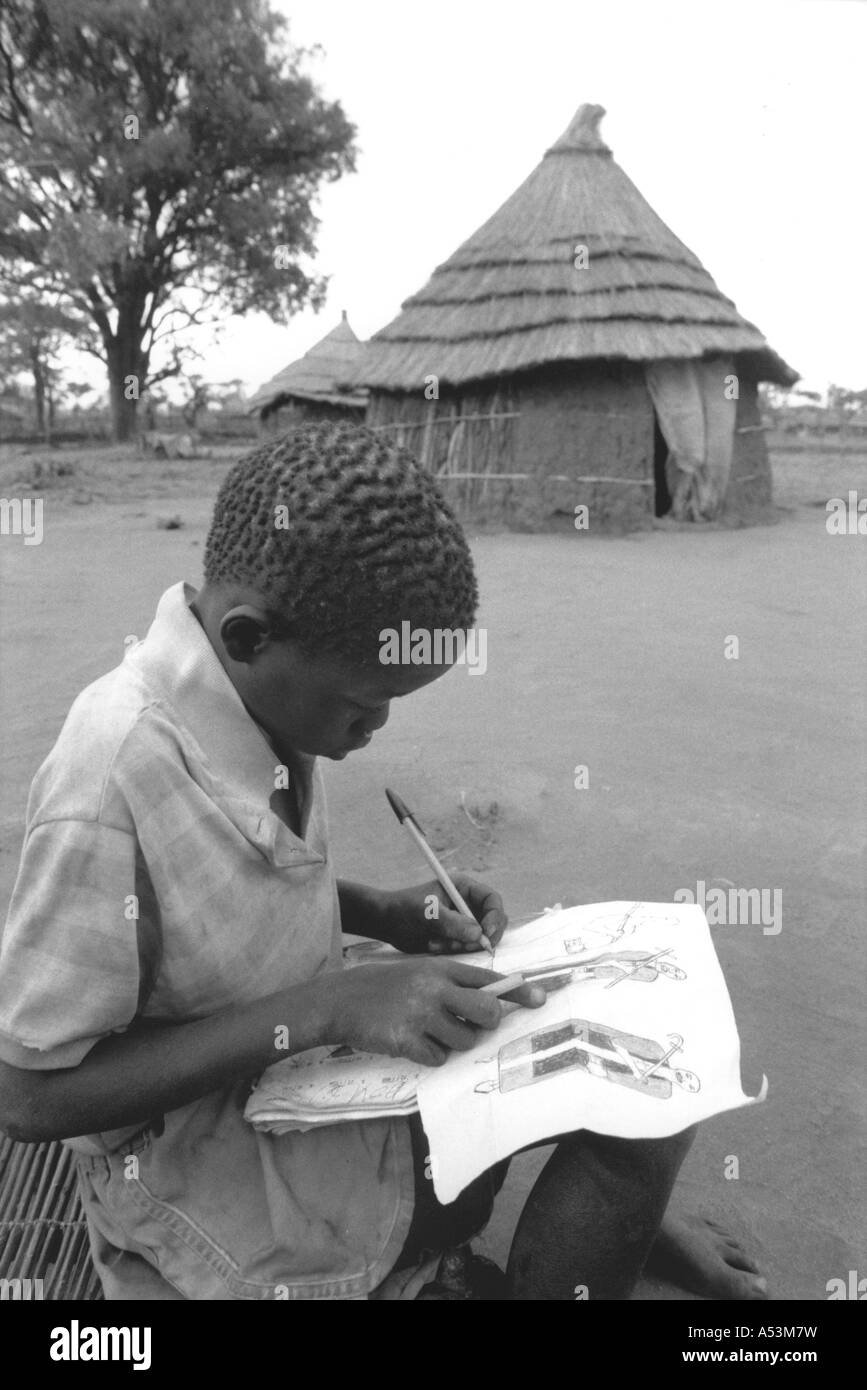 Boy south sudan Black and White Stock Photos & Images - Alamy