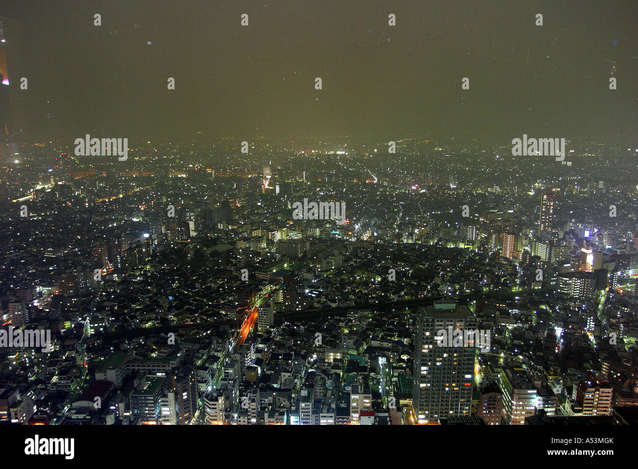 Tokyo , japan travel building night scene high city light tour city ...