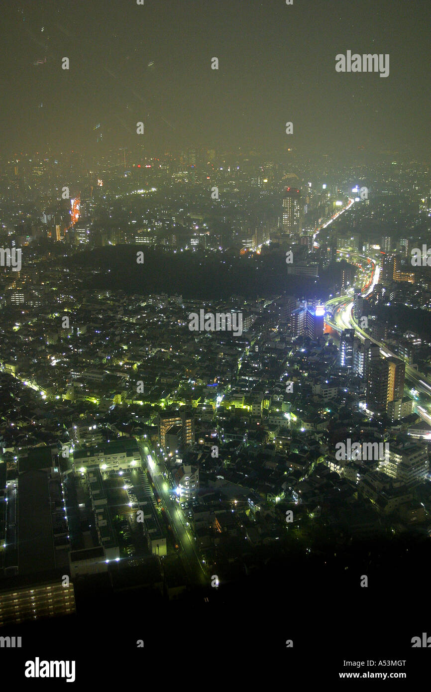 Tokyo , japan travel building night scene high city light tour city ...
