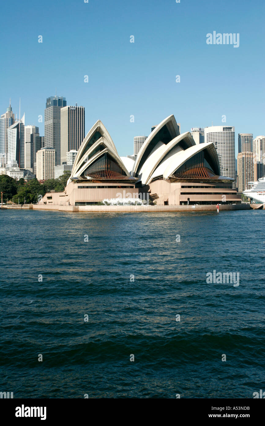 Opera House in Sydney harbor harbour city new south wales australia ...