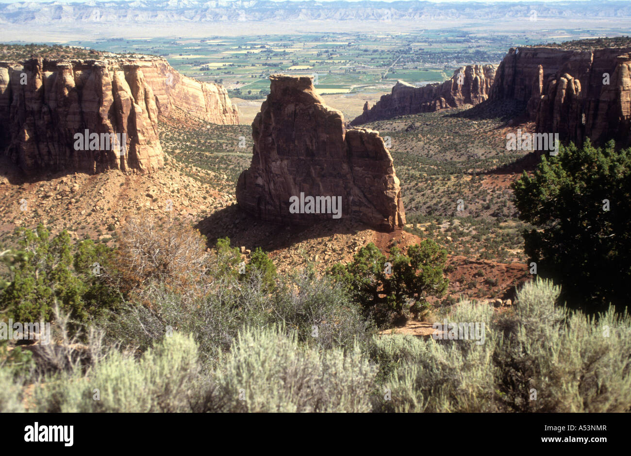 The Geology & Landscape,Of The Colorado National,Monument,USA Stock ...