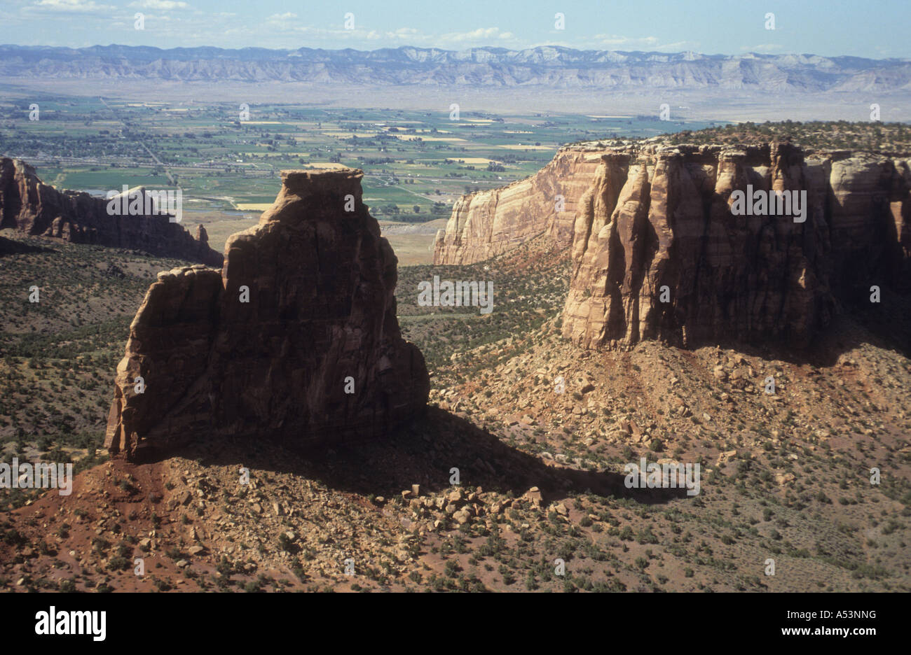 The Geology & Landscape,Of The Colorado National,Monument,USA Stock ...
