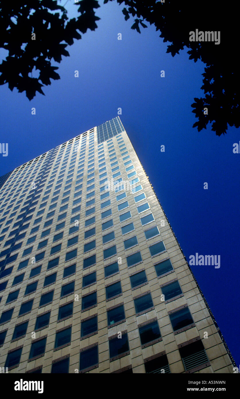 Portrait View Of A Skyscraper Office Block,In Downtown Denver,Colorado ...