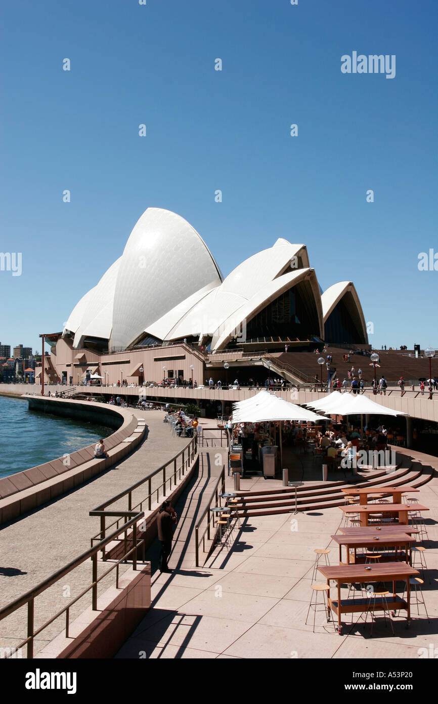 sydney opera house and harbour harbor australia Stock Photo - Alamy