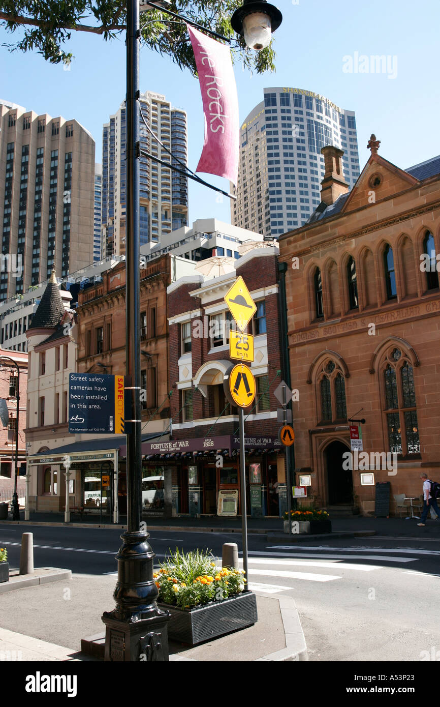 The Rocks district in Sydney Australia Stock Photo - Alamy