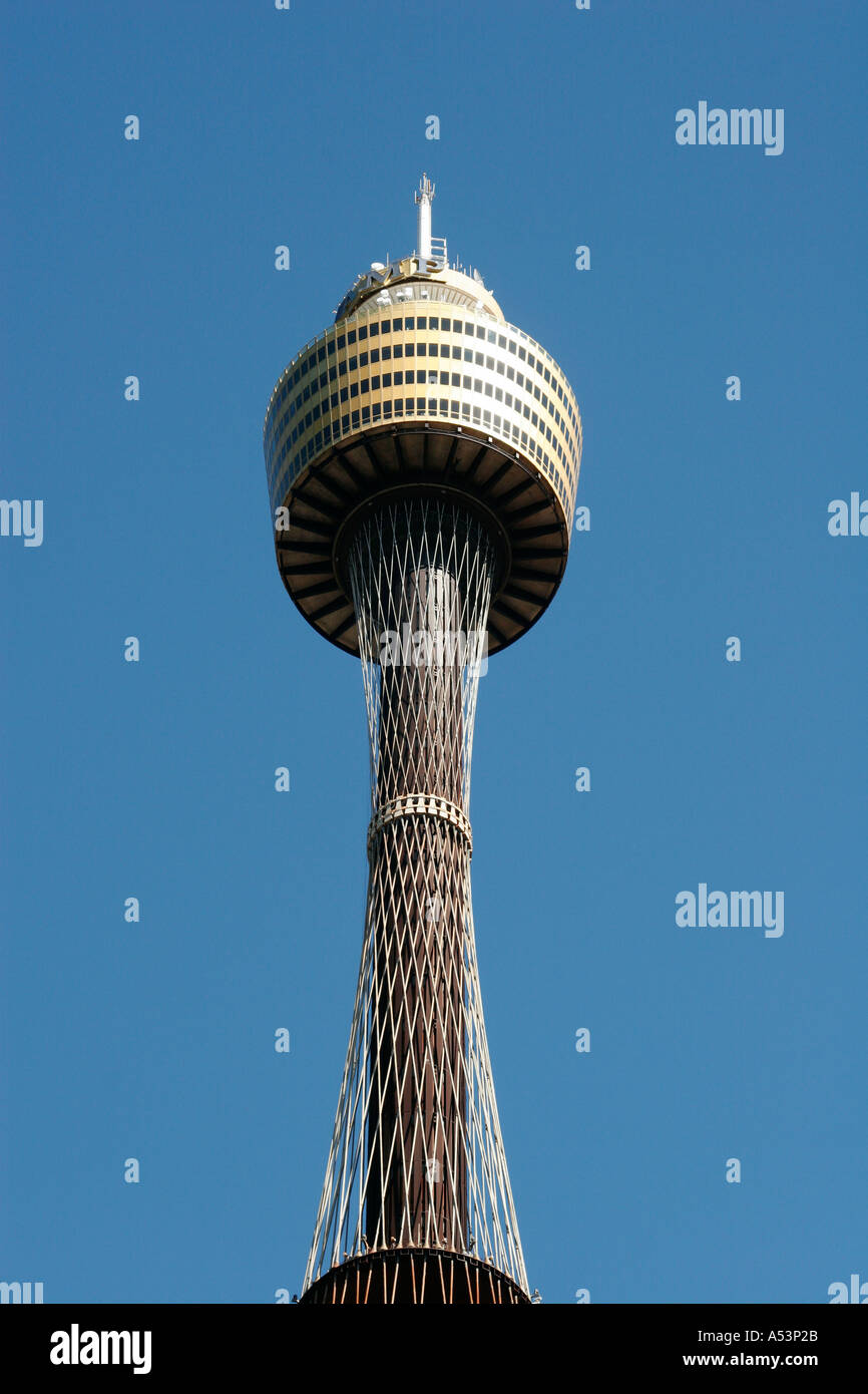sydney tower in australia 1000 feet high Stock Photo - Alamy