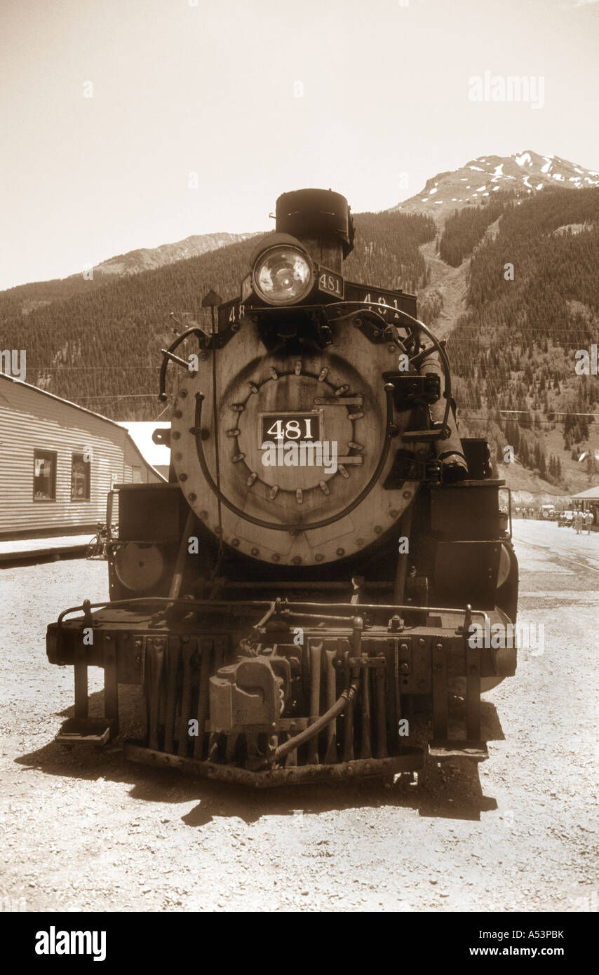 Steam Train In Silverton, Colorado, USA Stock Photo - Alamy
