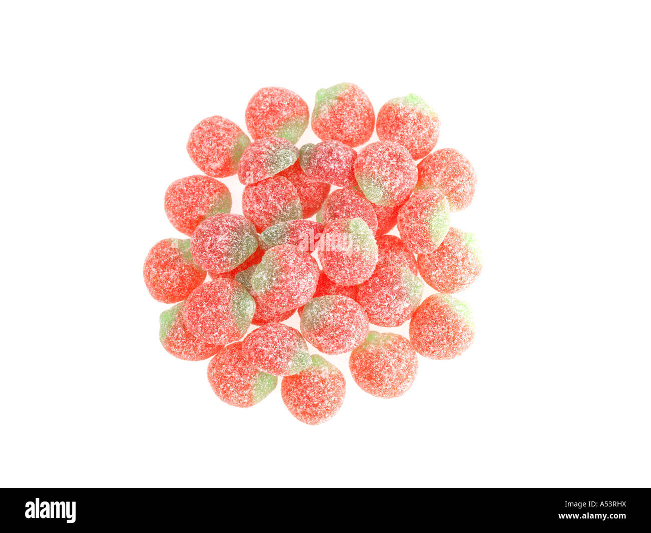 Strawberry Flavoured Sweets Stock Photo - Alamy