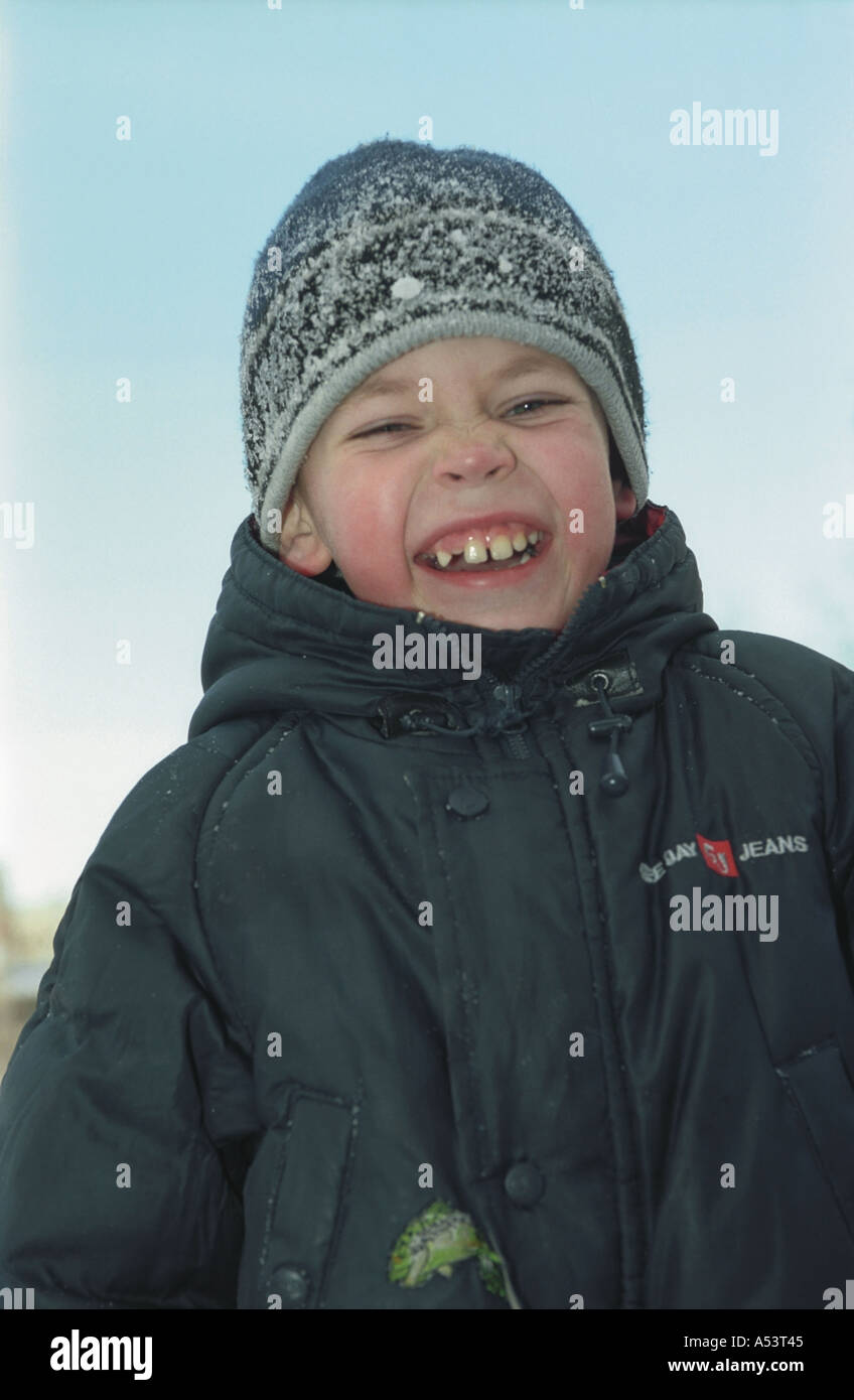 Toothless smiling boy hi-res stock photography and images - Alamy