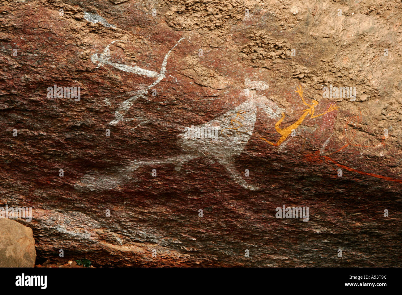 Aboriginal art hunting hi-res stock photography and images - Alamy