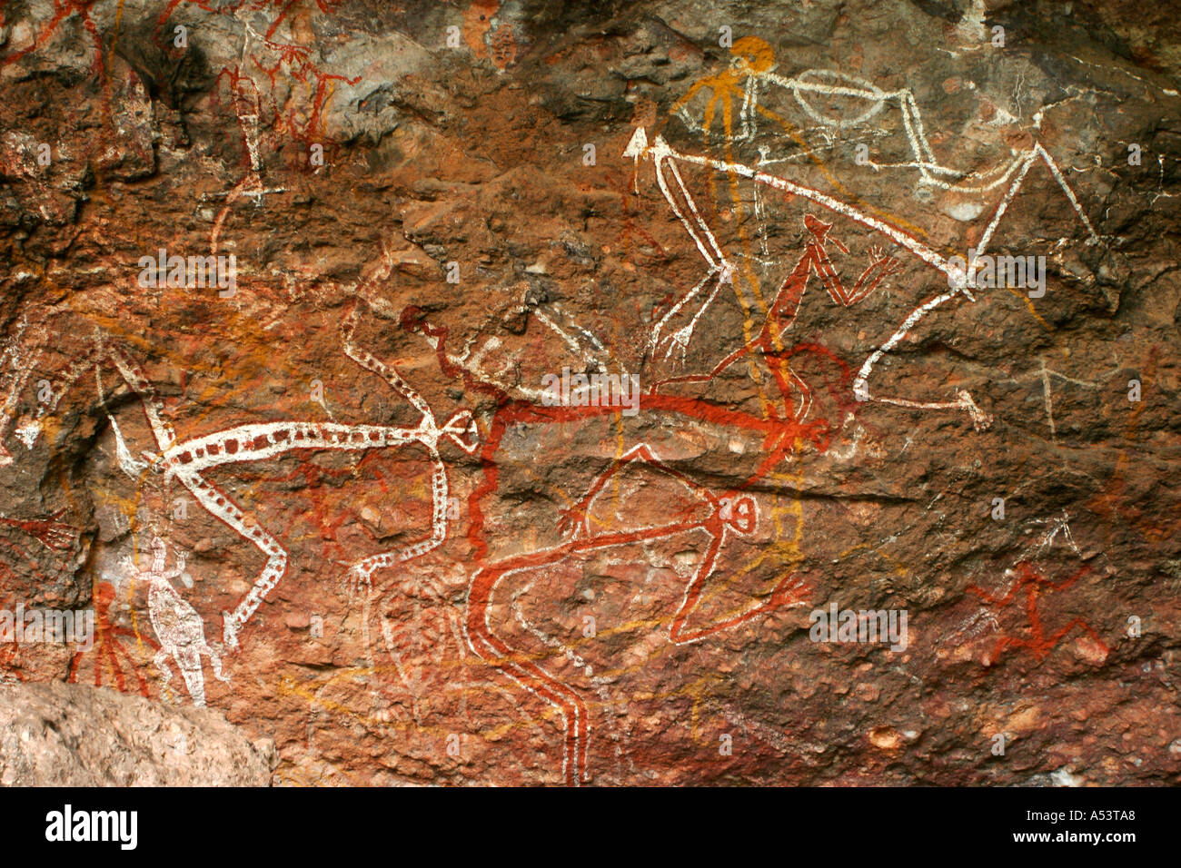 Australia aboriginal cave art in kakadu national park hi-res stock photography and images - Alamy