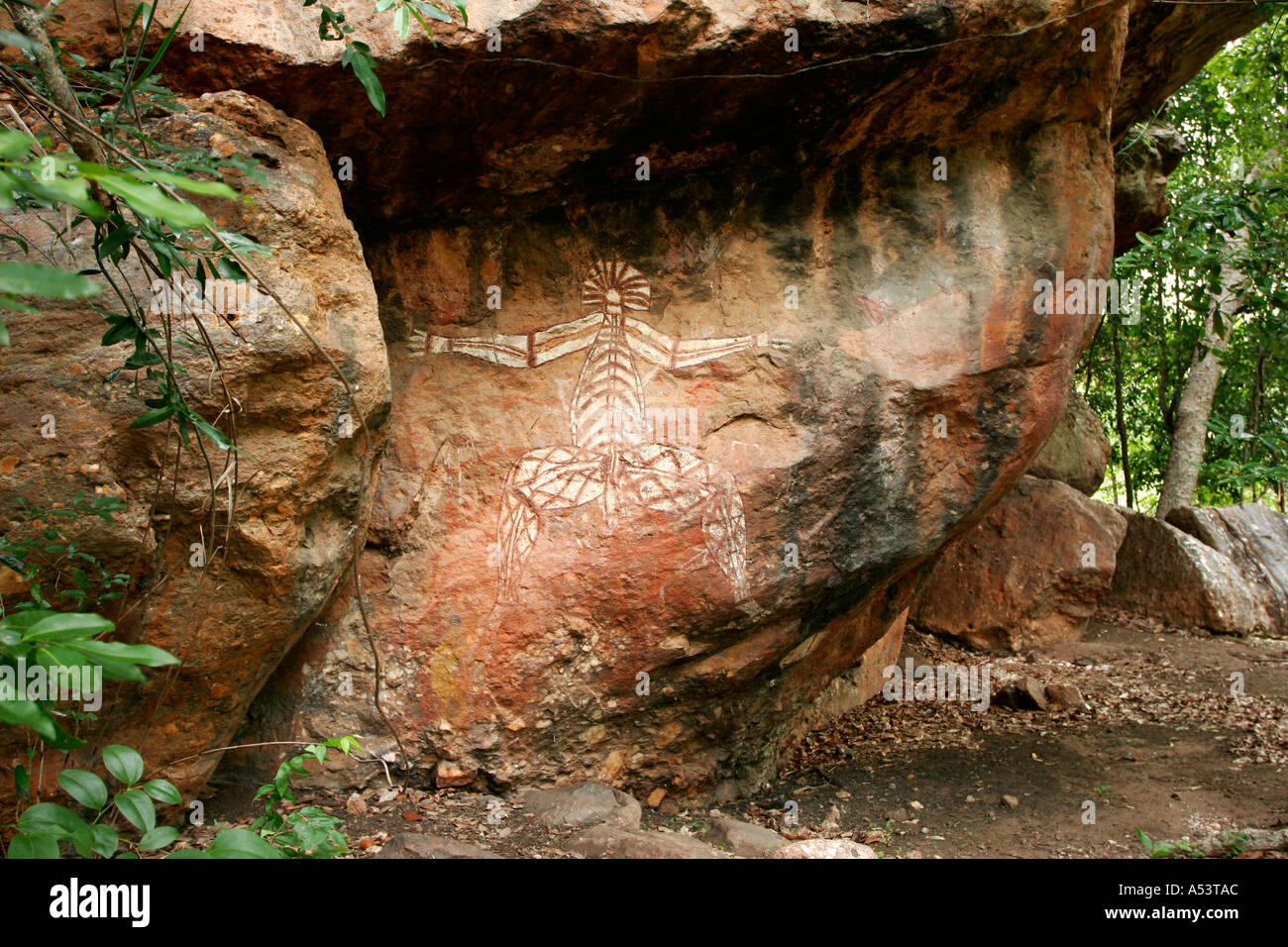 Aboriginal cave painting in kakadu national park in Australia Stock Photo - Alamy