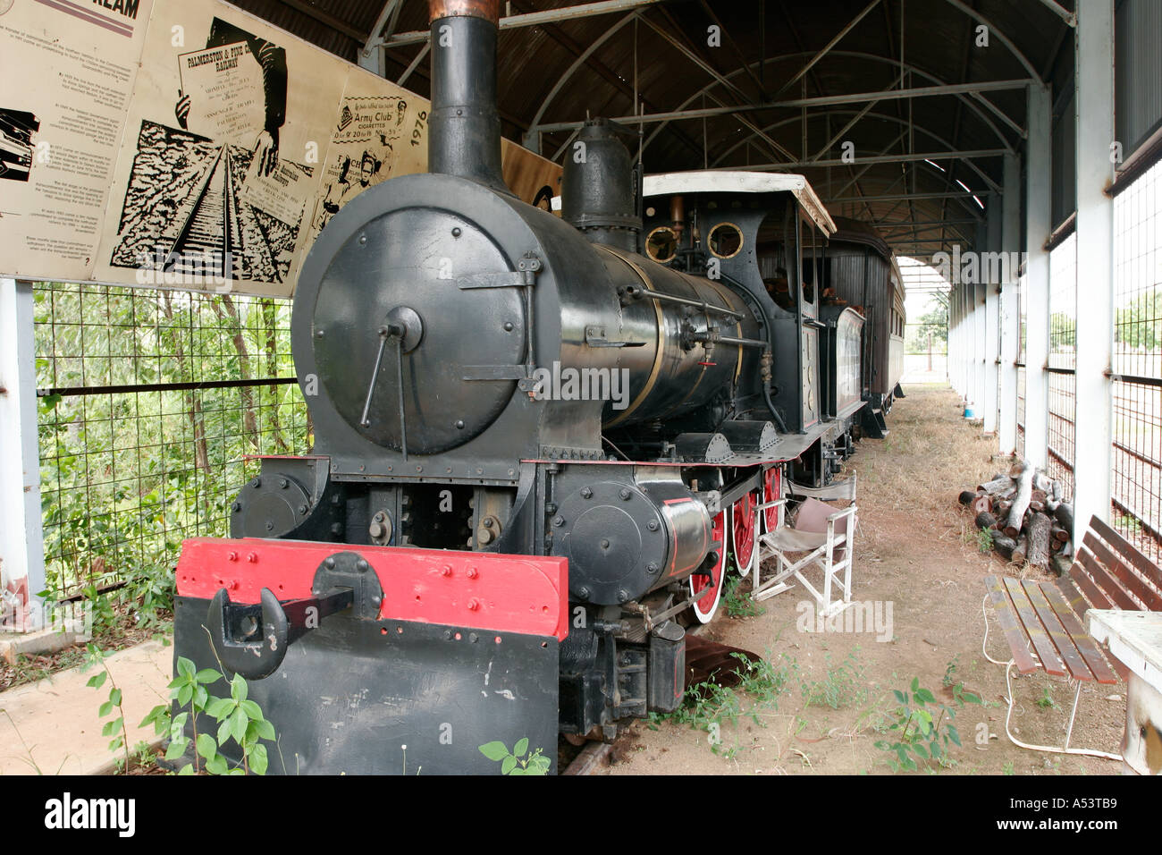 Old gold mine locomotive hi-res stock photography and images - Alamy