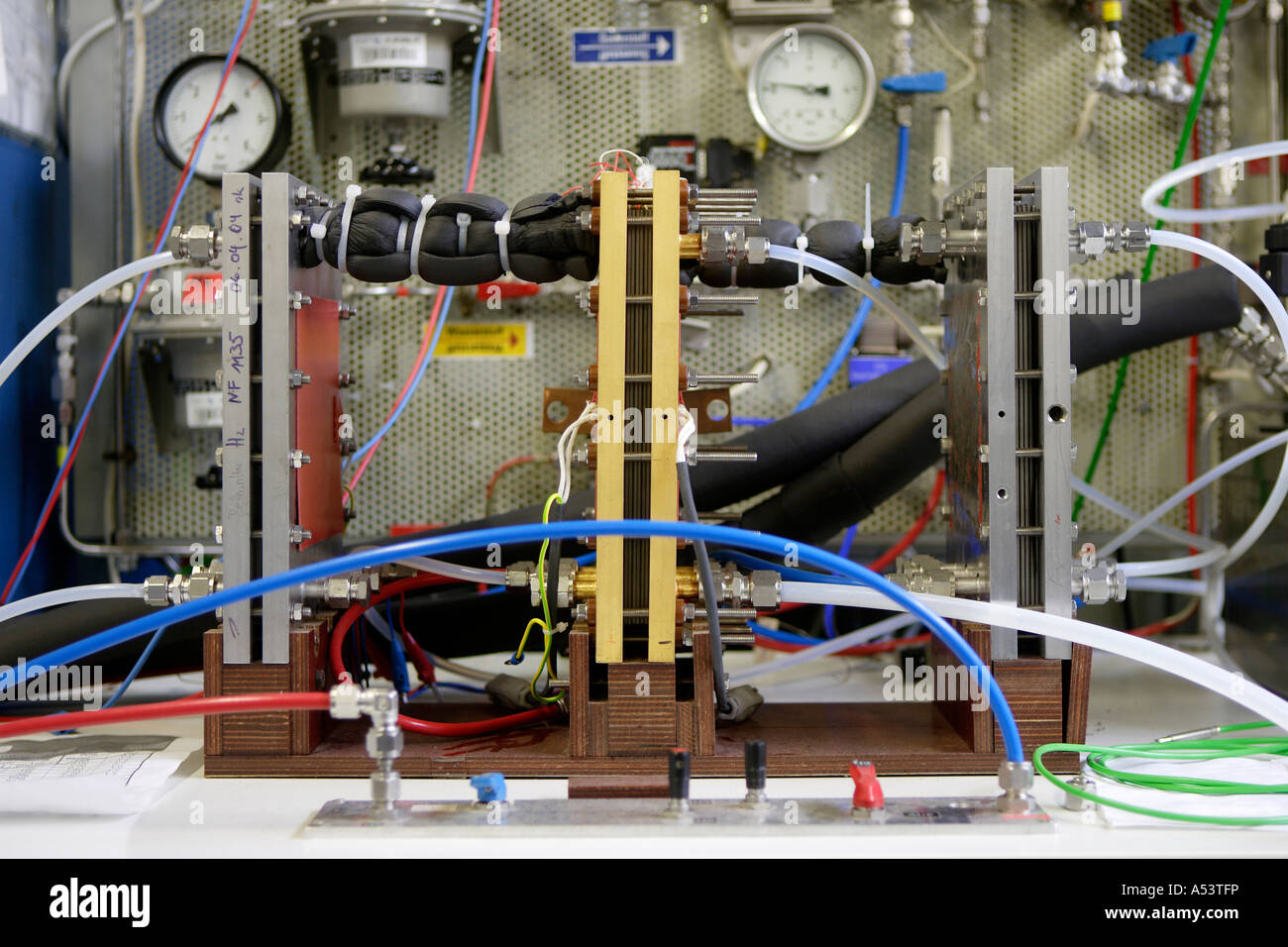 Fuel cell tests at the research center in Juelich, Germany Stock Photo ...