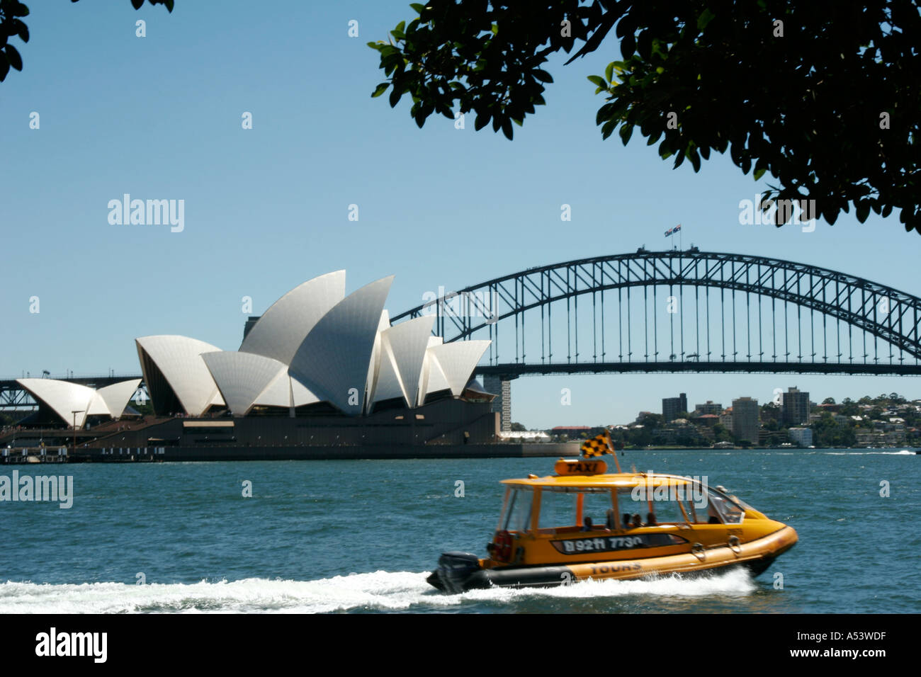 sydney opera house and harbor harbour bridge in australia Stock Photo ...