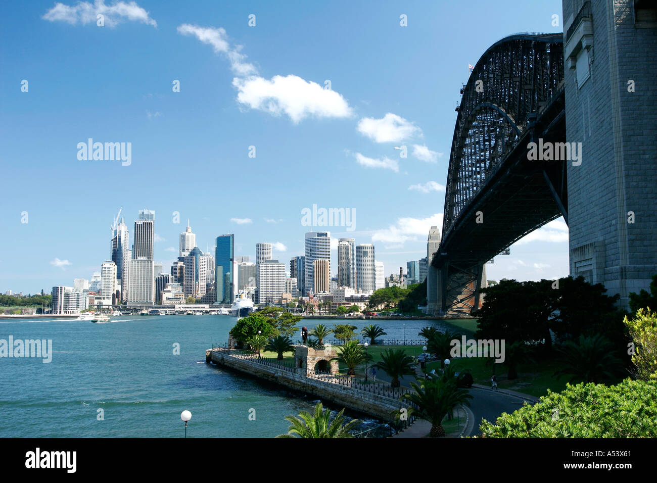 Sydney harbor harbour bridge and opera house in australia Stock Photo ...