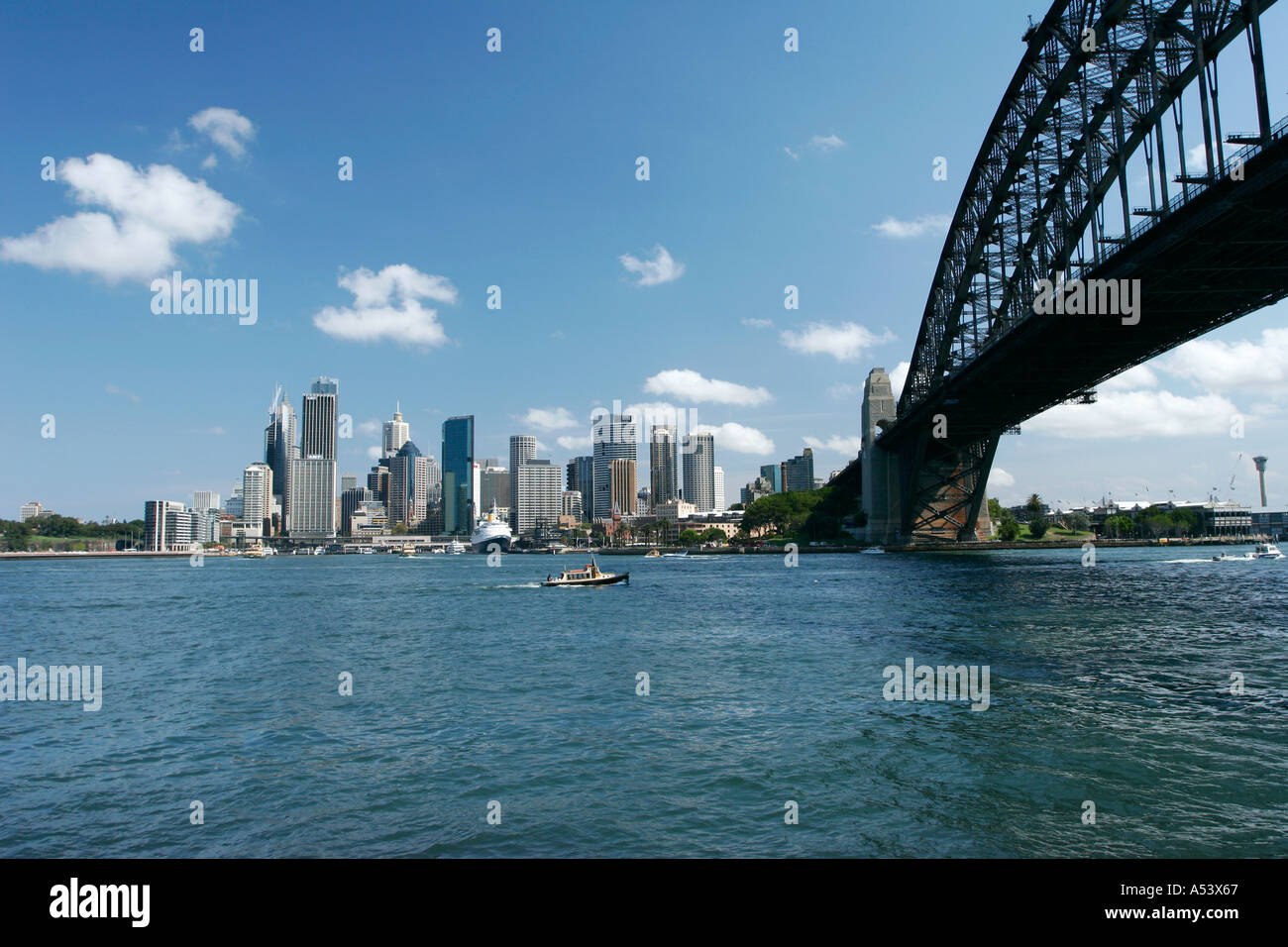 Sydney harbor harbour bridge and opera house in australia Stock Photo ...