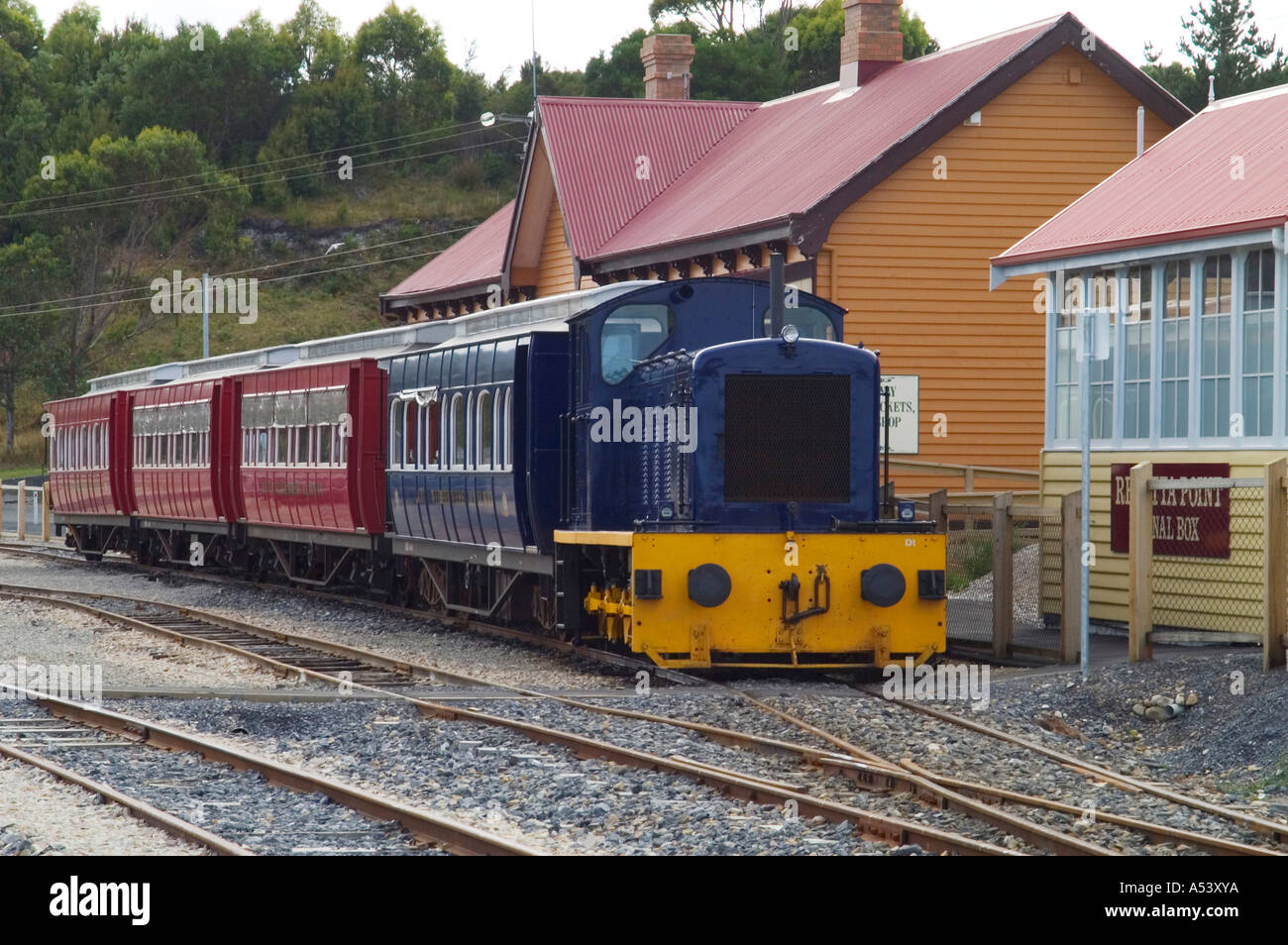 Tasmania train strahan hi-res stock photography and images - Alamy