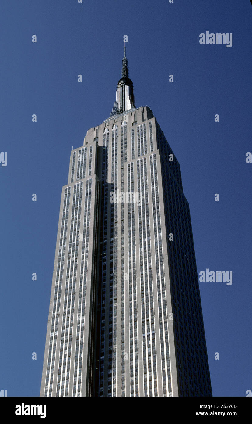 Empire State Building Fifth Avenue Manhatten New York USA Stock Photo ...