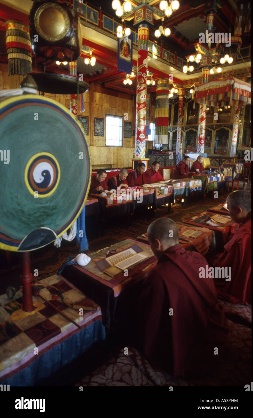 Painet ha2322 5145 russia religion buddhist lamaist monks performing ...