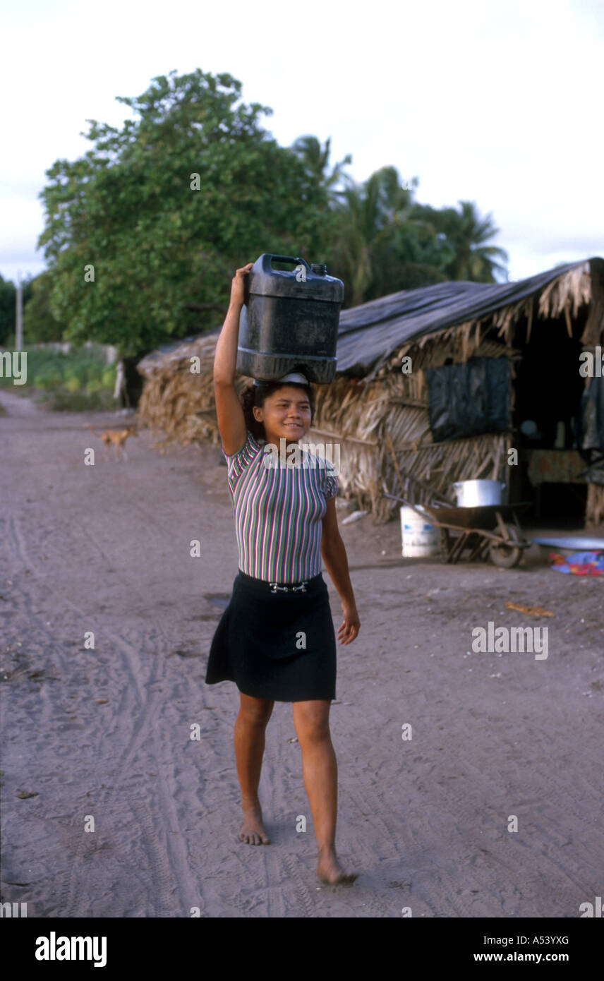 Painet ha2350 5175 brazil water girl carrying standpipe squatter ...