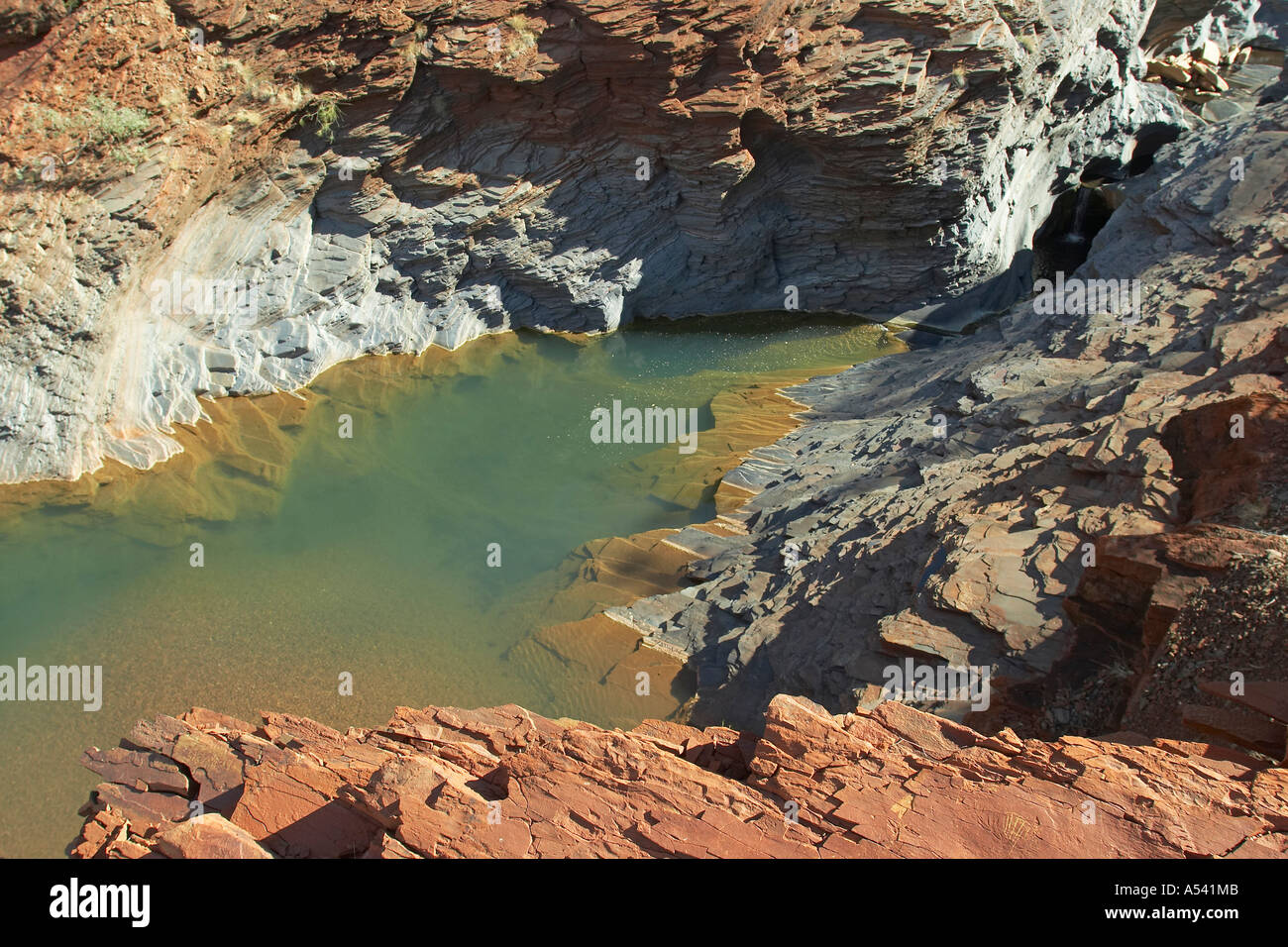 Pool at Hamersley Gorge Pilbara region western australia WA Stock Photo ...