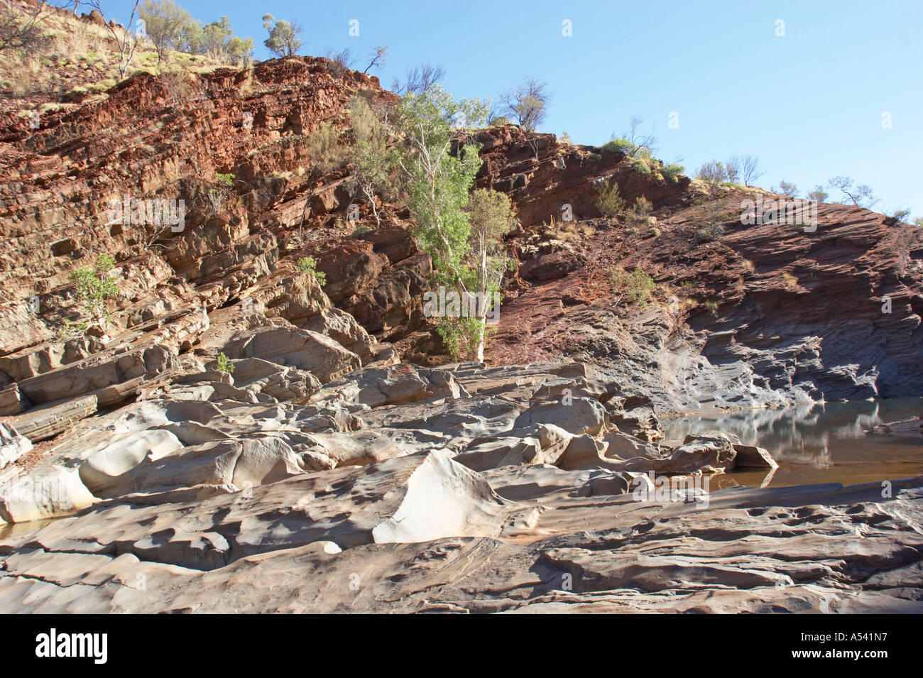 Hamersley Gorge Pilbara region western australia WA Stock Photo - Alamy