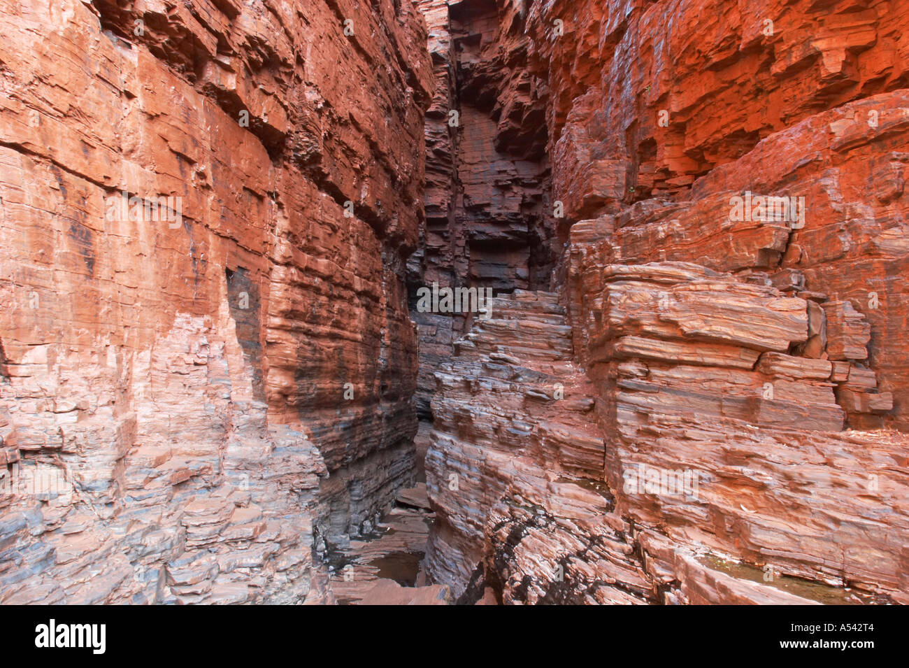 Weano Gorge Karijini National Park Pilbara region western australia WA ...