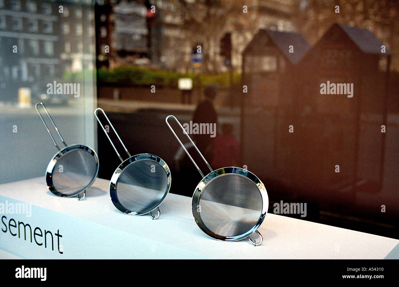 Shop window display and reflection Oxford Street London Stock Photo - Alamy