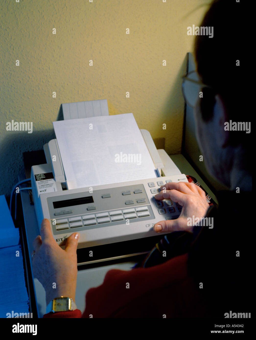 Facsimile machine hi-res stock photography and images - Alamy