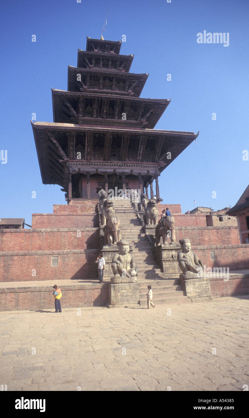 Five tiered pagoda Stock Photo - Alamy