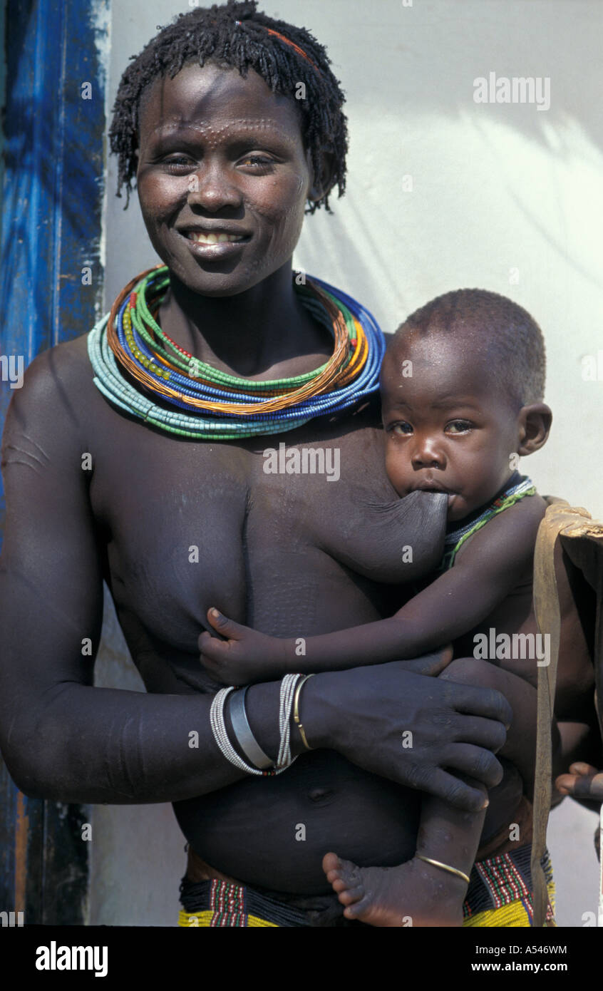 Painet hm1767 south sudan toposa woman child narus country developing ...