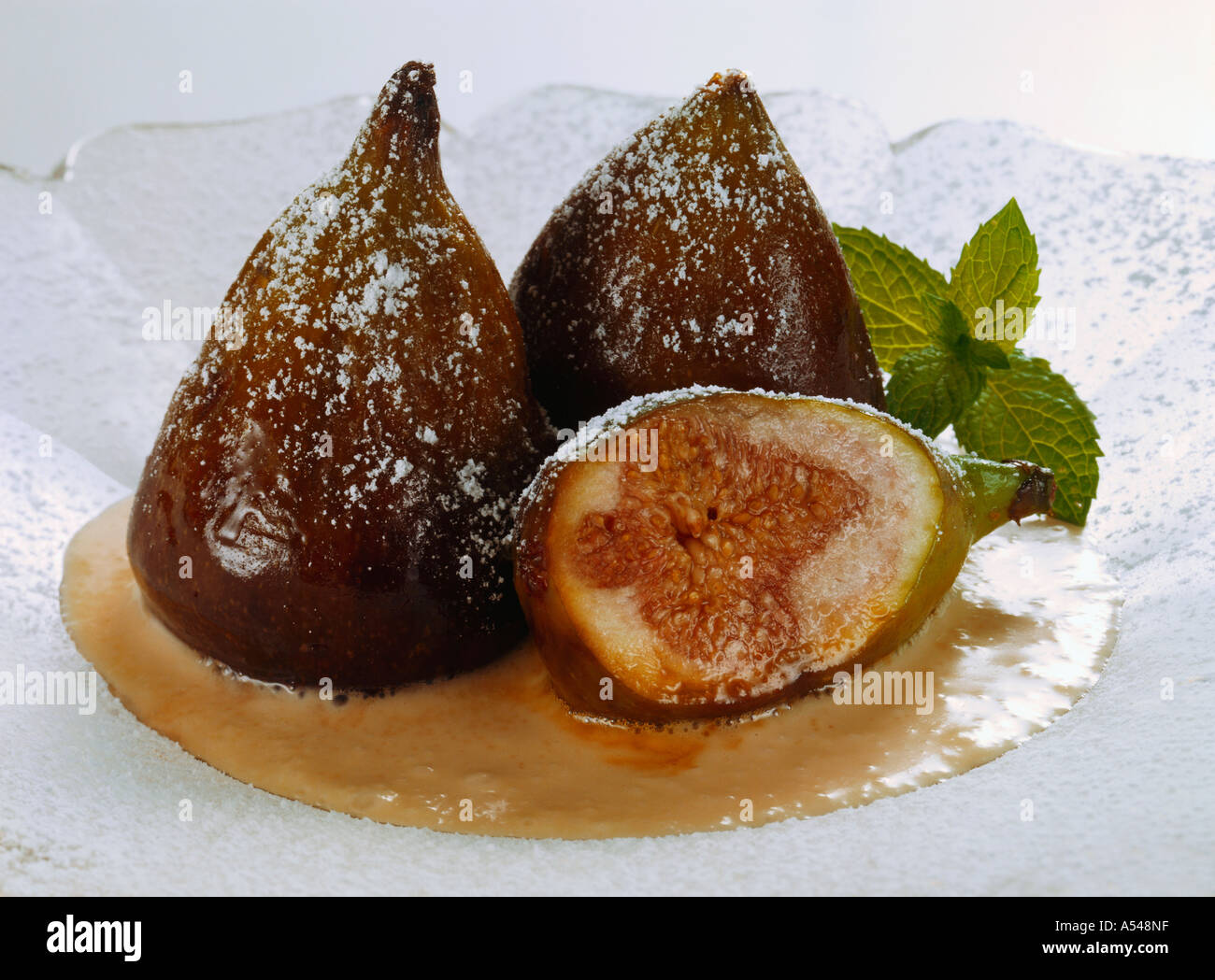 Figs in cognac Stock Photo - Alamy