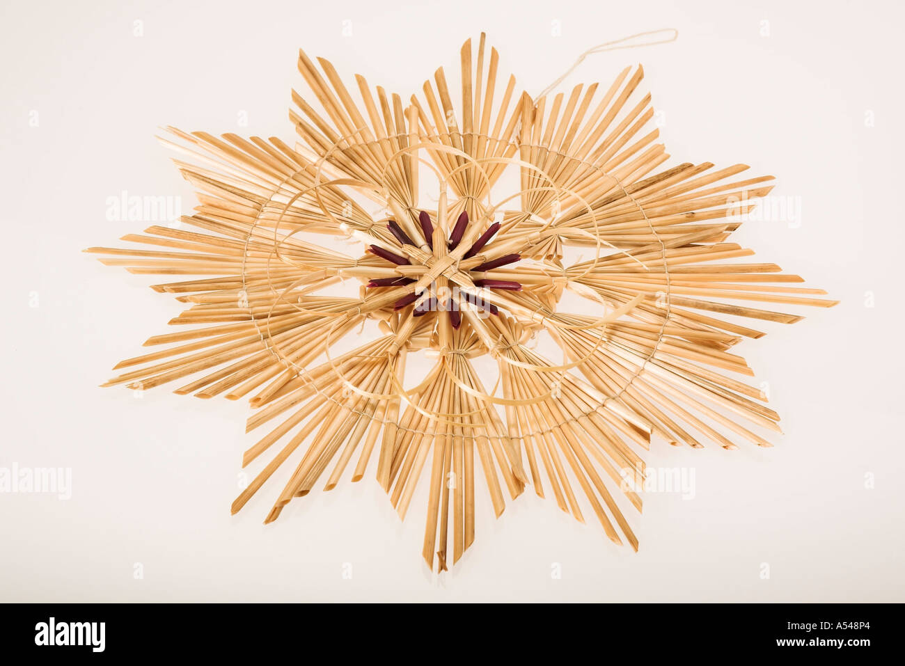 Straw star trimmings Stock Photo - Alamy