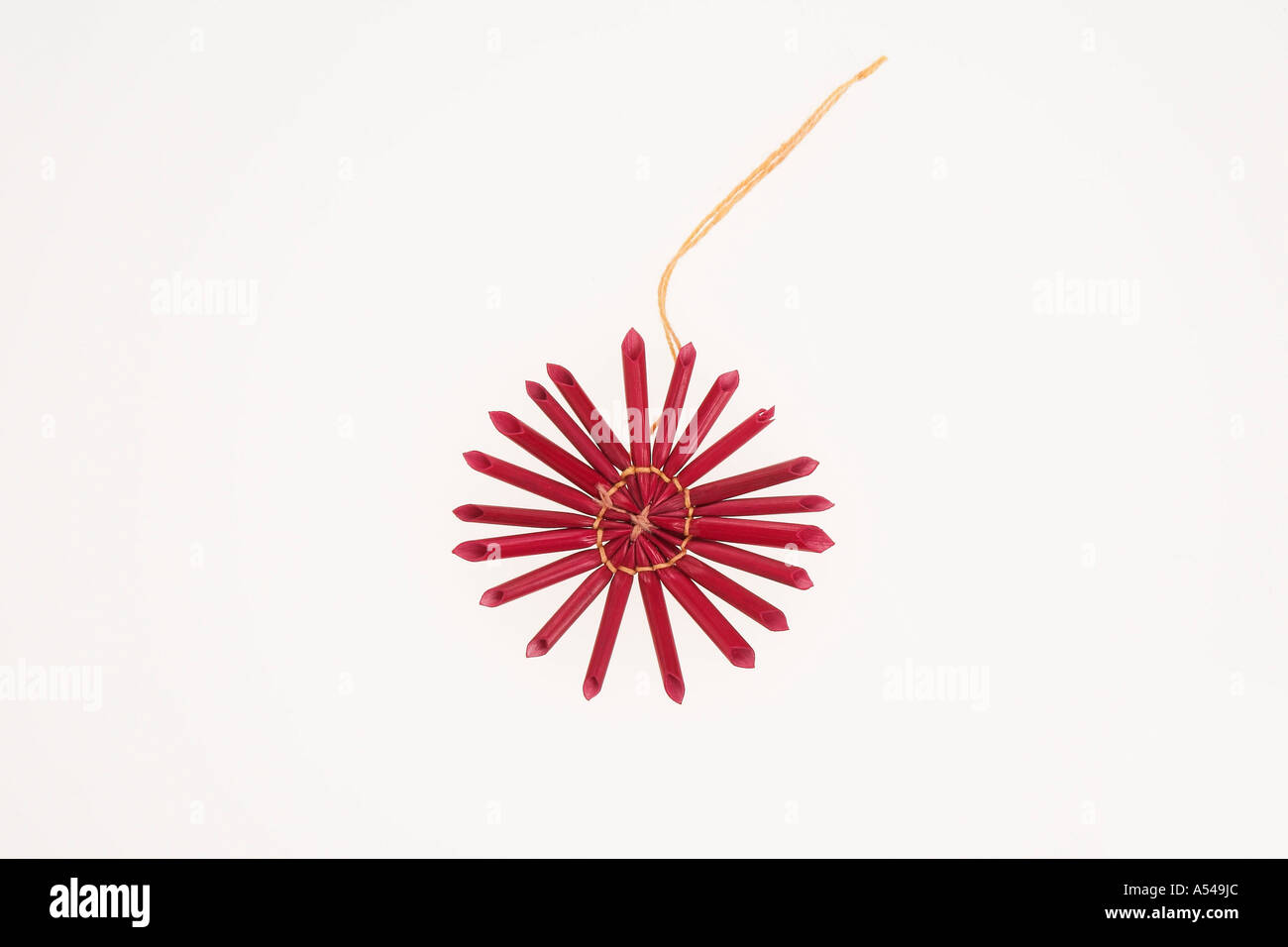 Straw star trimmings Stock Photo - Alamy