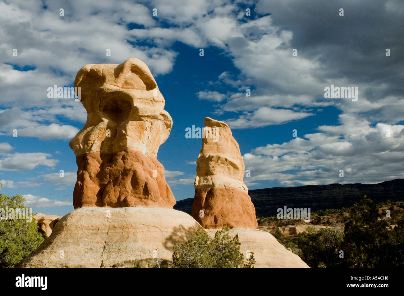Sandstone spires in Devils Garden Grand Staircase Escalante National ...