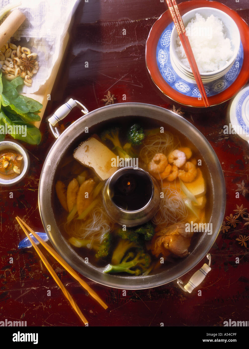 Chinese Hot Pot Stock Photo - Alamy