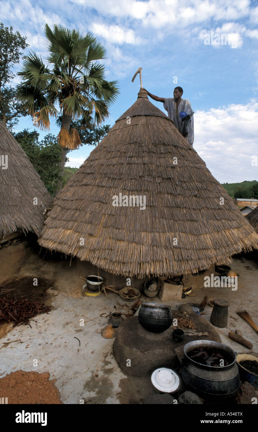 Painet hn2049 7494 benin traditional tatassomba house northwest built ...