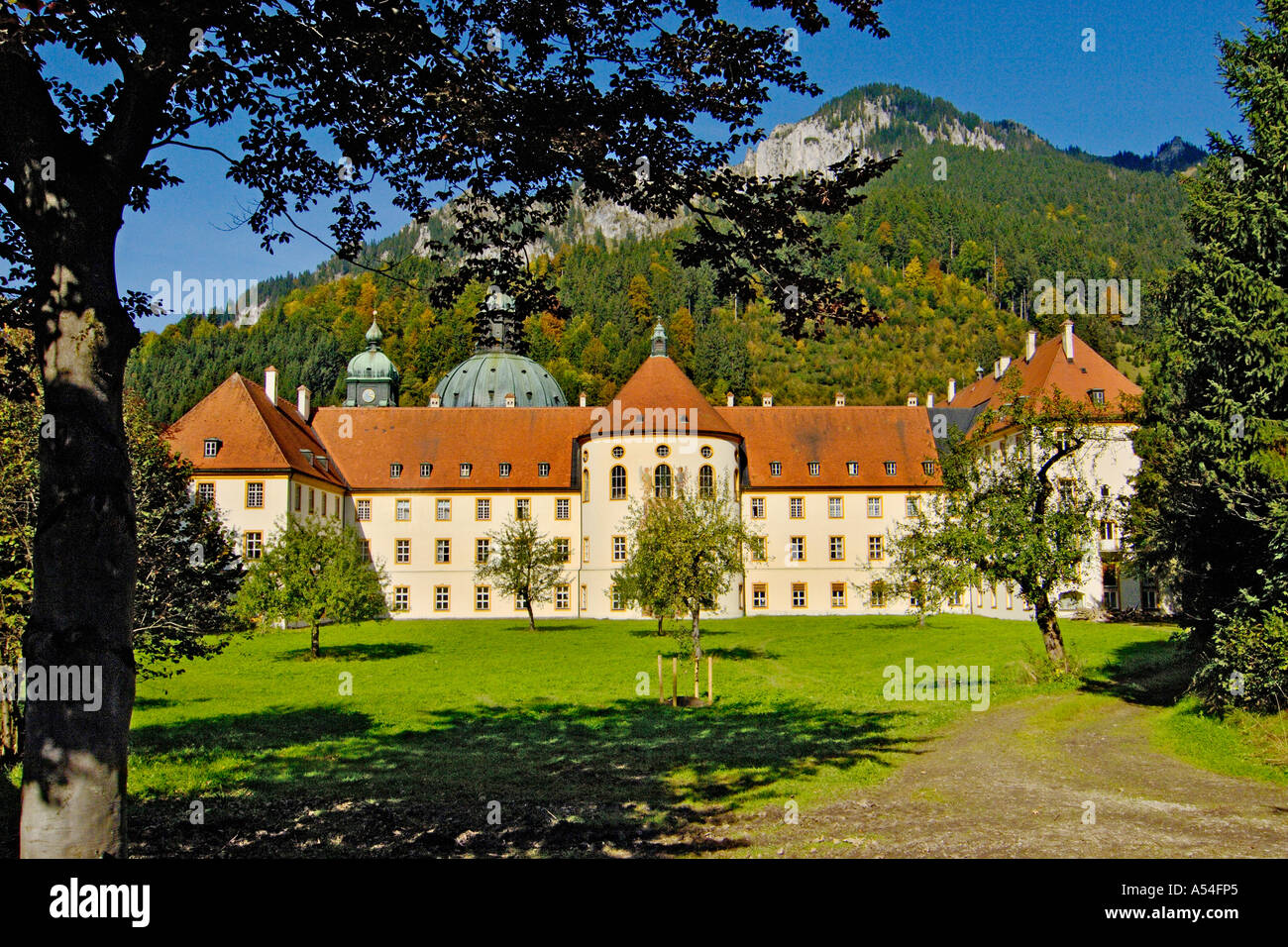 Ettal Convent Bavaria Germany Stock Photo - Alamy