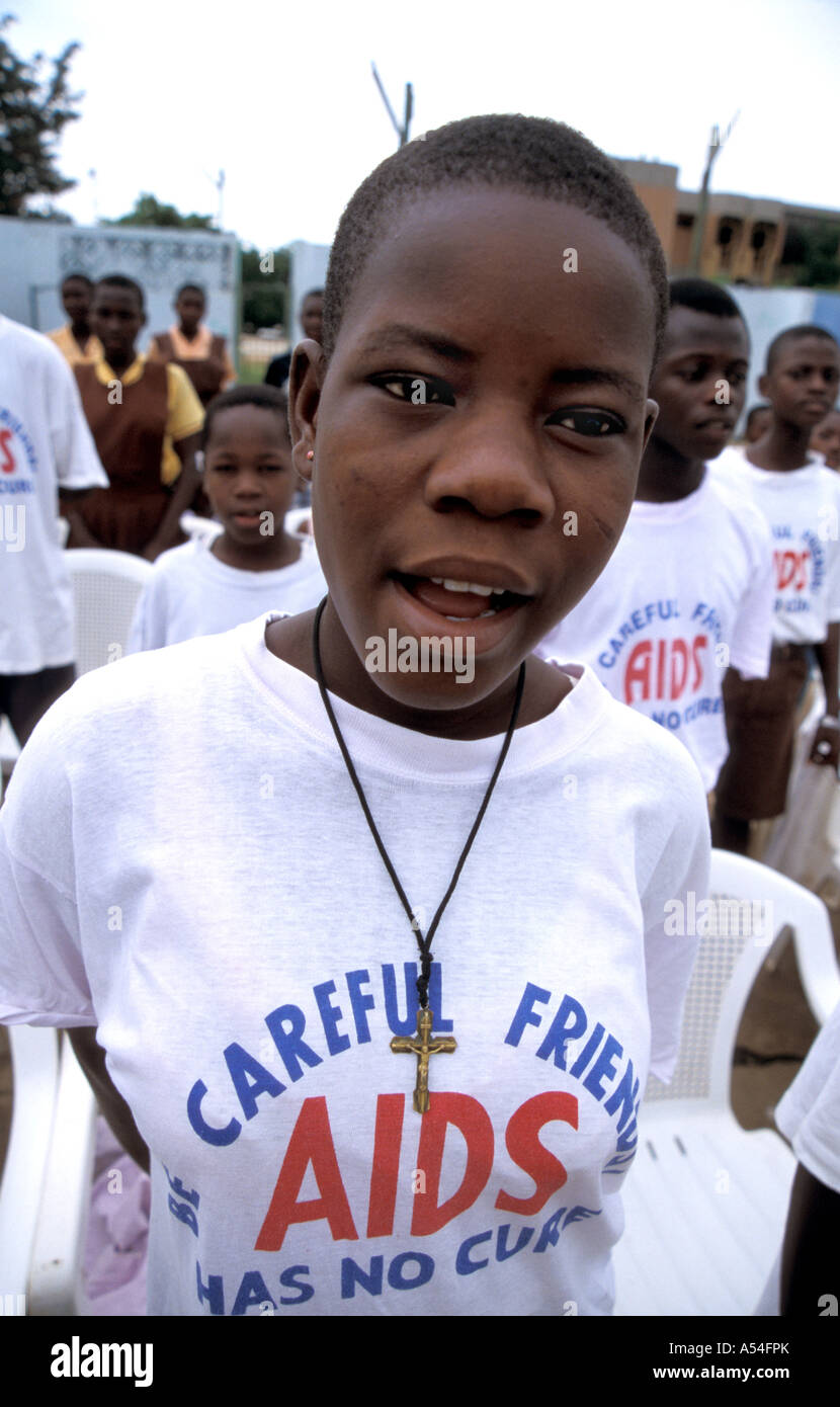 Painet hn2180 7686 ghana young member boy aids alive group bolgatanga ...